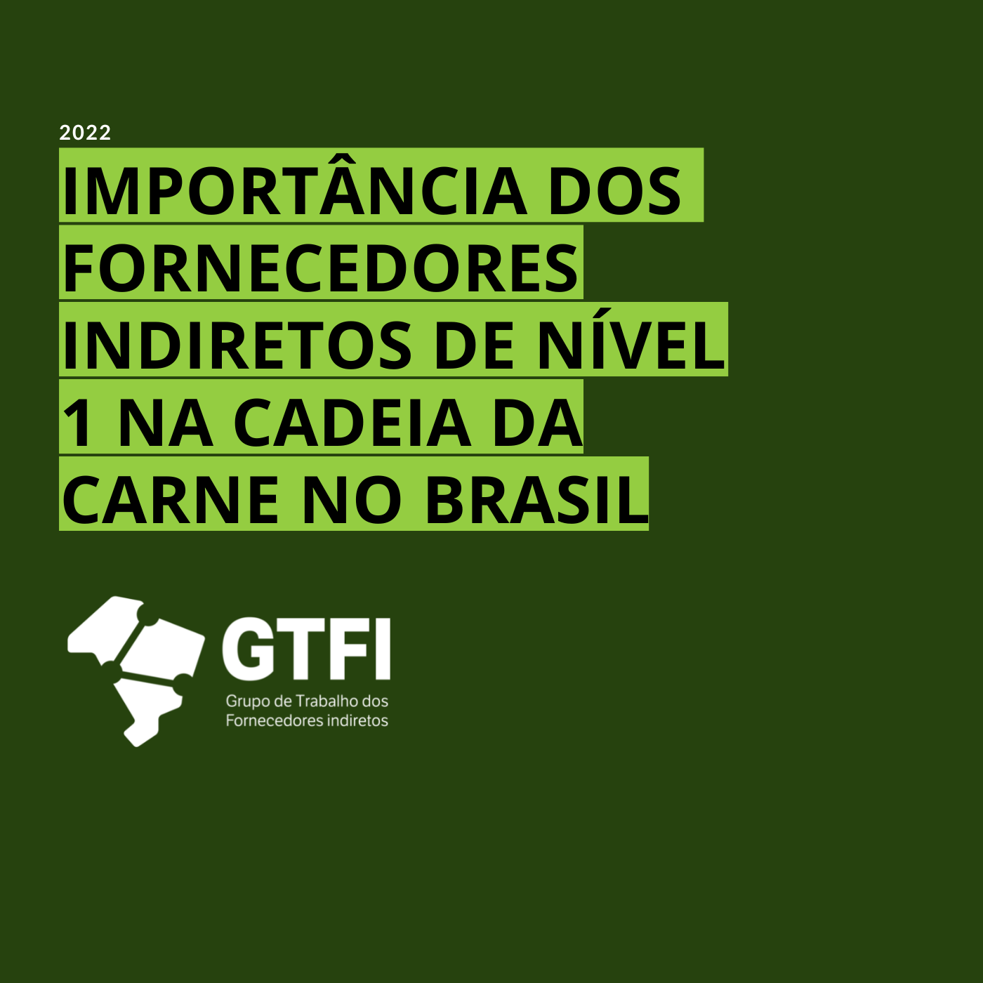 Importância dos fornecedores indiretos de nível 1 na cadeia da carne no ...